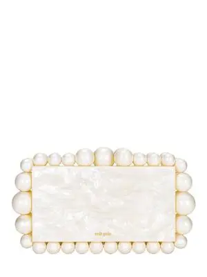 Cult Gaia Eos Clutch Ivory