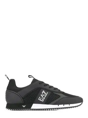 Emporio Armani Side Logo Sneakers - Black