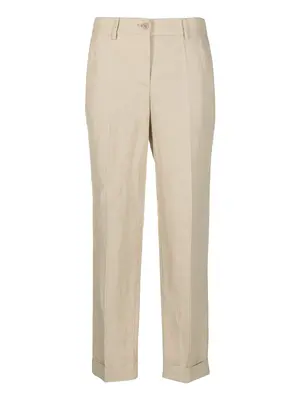 P.a.r.o.s.h Slim-fit Tailored Trousers - Neutrals