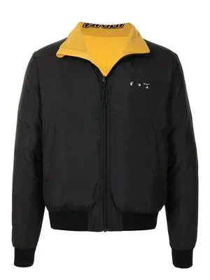 Off-White Arrows Motif Reversible Puffer Jacket - Black