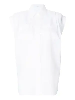 Givenchy Structured Shoulder Shirt - White