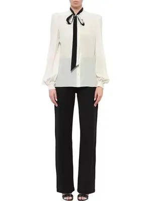 Givenchy Lavalliere Collar Blouse - White
