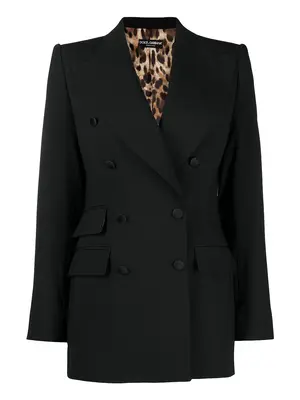Dolce & Gabbana Double-breasted Blazer - Black