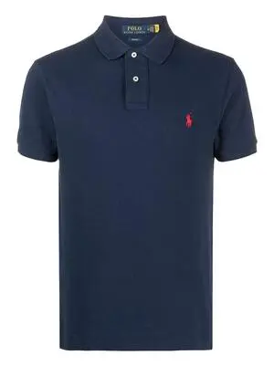 Polo Ralph Lauren Polo Pony Embroidered Polo Shirt - Blue