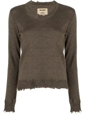 UMA WANG Round Neck Cashmere Jumper