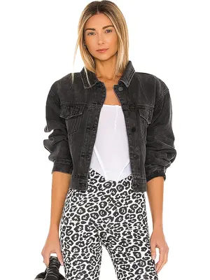 SNDYS Lounge Laurent Denim Jacket - Black
