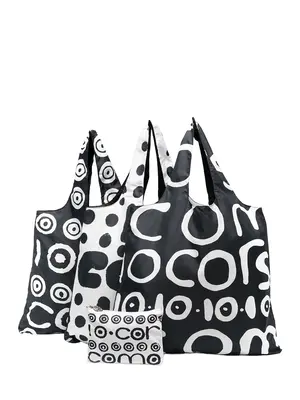 10 CORSO COMO Reversible Logo Tote - Black
