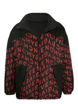 Givenchy Reversible Logo Puffer Jacket - Brown