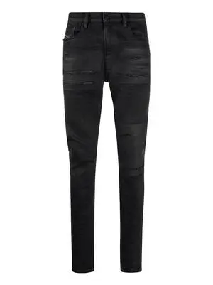 DIESEL® D-amny Mid-rise Slim-fit Jeans - Black