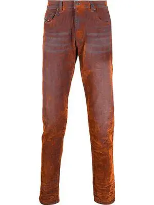 DIESEL® Diesel D-Strukt Tie-Dye Jeans Orange