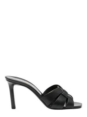 Saint Laurent 85mm Tribute Sandals - Black