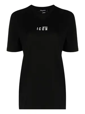 Dsquared2 Logo-print Cotton T-shirt - Black