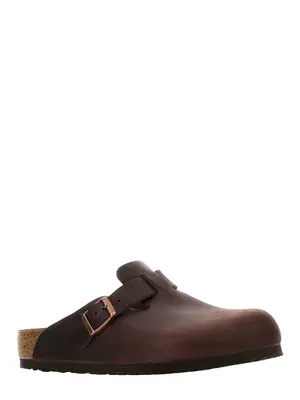 BIRKENSTOCK Boston Mules - Brown