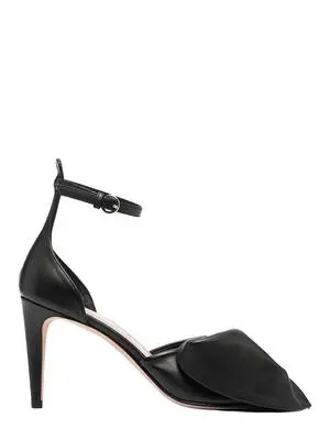Red Valentino Valentino High Heel Bow Sandals - Black