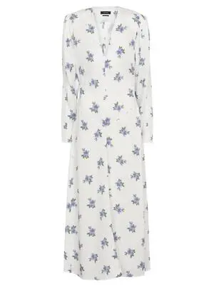 Isabel Marant Bagenia Floral Midi Dress - Multicoloured