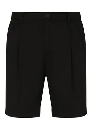 Dolce & Gabbana Straight-leg Bermuda Shorts - Black
