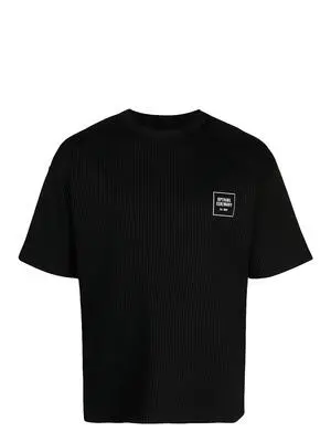 Opening Ceremony Logo-print Ribbed T-shirt - Black