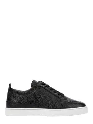 CHRISTIAN LOUBOUTIN Rantulow Leather Sneakers - Black