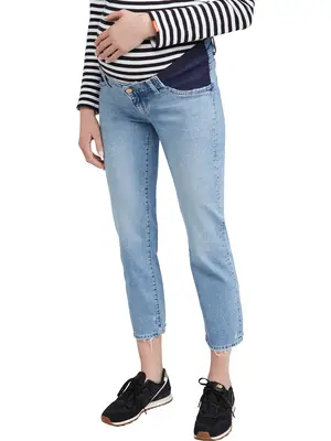 DL1961 DL1961 Patti Straight Maternity Ankle Jeans Reef
