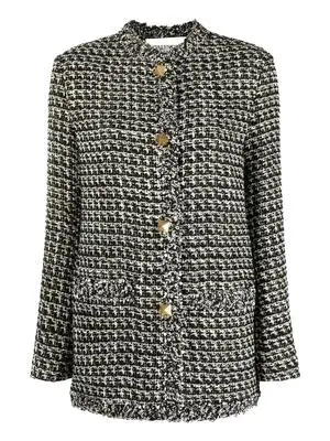 VALENTINO Tweed Sequin-Embellished Jacket