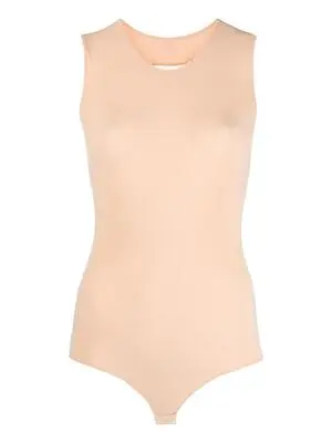 MAISON MARGIELA Fitted Sleeveless Bodysuit - Neutrals