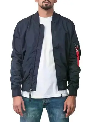 Alpha Industries Slim-cut Bomber Jacket - Blue