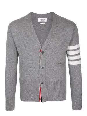 Thom Browne Cashmere Cardigan - Grey