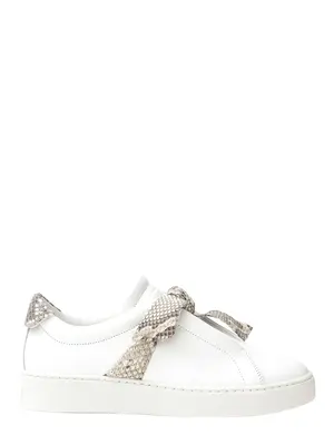 ALEXANDRE BIRMAN Jungle Leather Sneakers - White