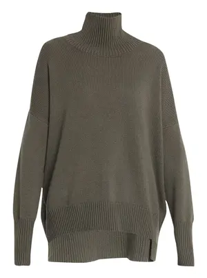 LISA YANG Lisa Yang Heidi Cashmere Turtleneck Sweater Fern