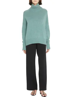 LISA YANG Lisa Yang Heidi Cashmere Turtleneck Sweater Jade