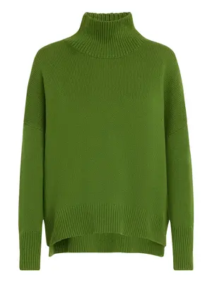 LISA YANG Lisa Yang Heidi Cashmere Turtleneck Sweater Matcha