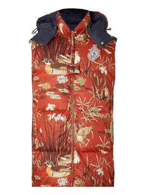 Moncler 1 Jw Anderson Battersea Reversible Logo-appliquéd Cotton Gilet - Red