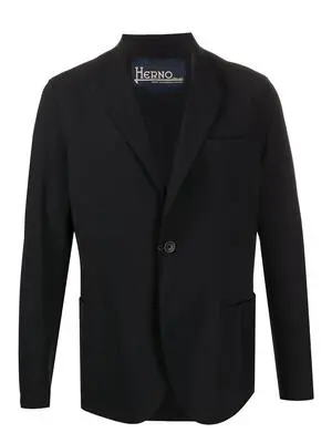 Herno Patch Pocket Blazer - Black