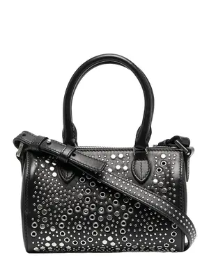 10 CORSO COMO Mini Truck Stud-embellished Tote - Black