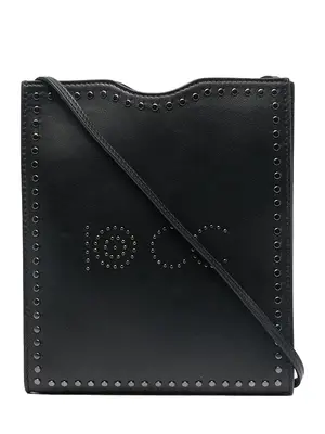 10 CORSO COMO 10 CORSO COMO Logo-Studded Leather Shoulder Bag