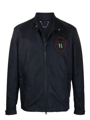 BILLIONAIRE Crest Lightweight Jacket - Blue