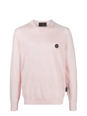 Philipp Plein Logo-patch Sweatshirt - Pink