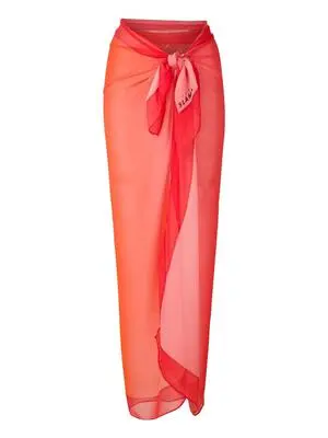 AMIR SLAMA Oversized Beach Skirt - Pink