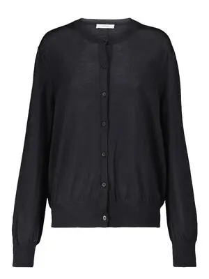 THE ROW Battersea Cashmere Cardigan - Blue