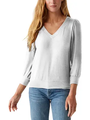 Michael Stars Gabriella V-Neck Top Chateau