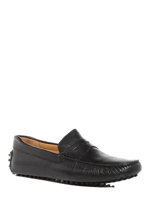Bloomingdale'S Penny Loafer Drivers Exclusive - Black Pebble
