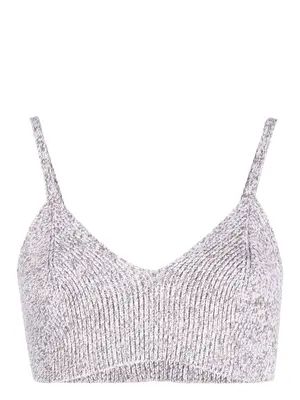 Off-White Languid Knitted Top - White
