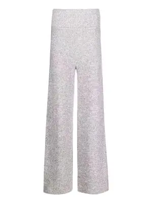 Off-White Languid Wide-leg Trousers - White