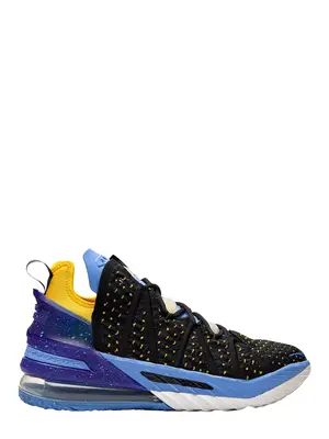 Nike Lebron 18 Dynasty Minneapolis Lakers Sneakers - Black