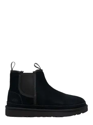UGG UGG Debossed-Logo Shearling Ankle Boots
