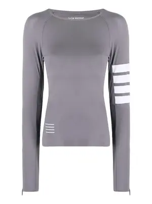 Thom Browne 4-bar Compression Top - Grey
