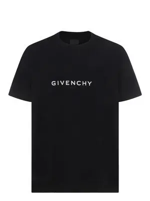 Givenchy Reverse Oversized Cotton T-shirt - Black