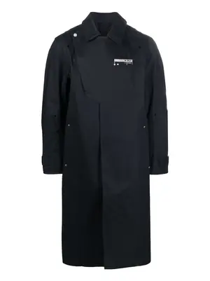 A-COLD-WALL* Longline Trench Coat - Black