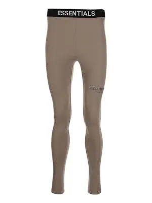 Fear Of God Athletic Logo-waist Leggings - Brown