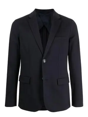 Emporio Armani Single-breasted Blazer - Blue